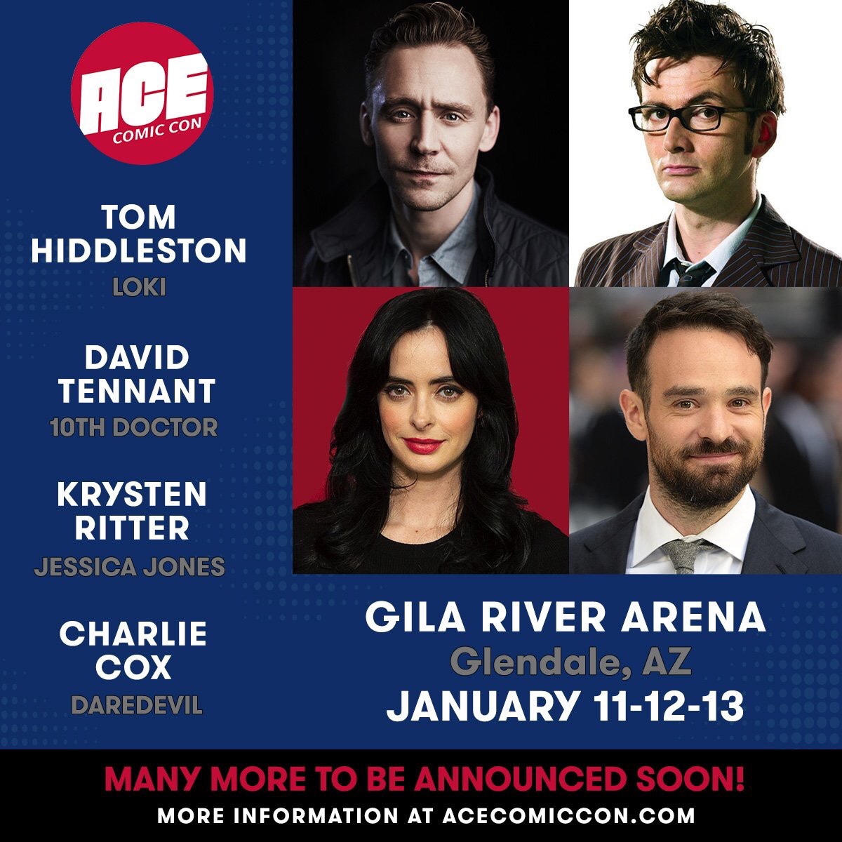 First Round of Guests Announced For Ace Comic Con Arizona 2019 – Legion ...