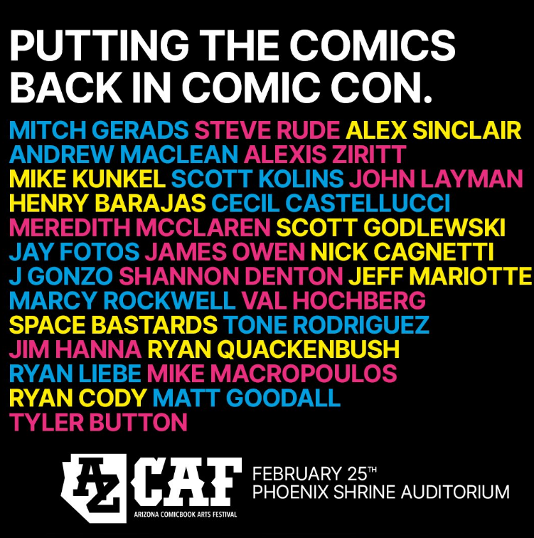 Everything You Need To Know For This Weekend’s Arizona Comicbook Arts ...